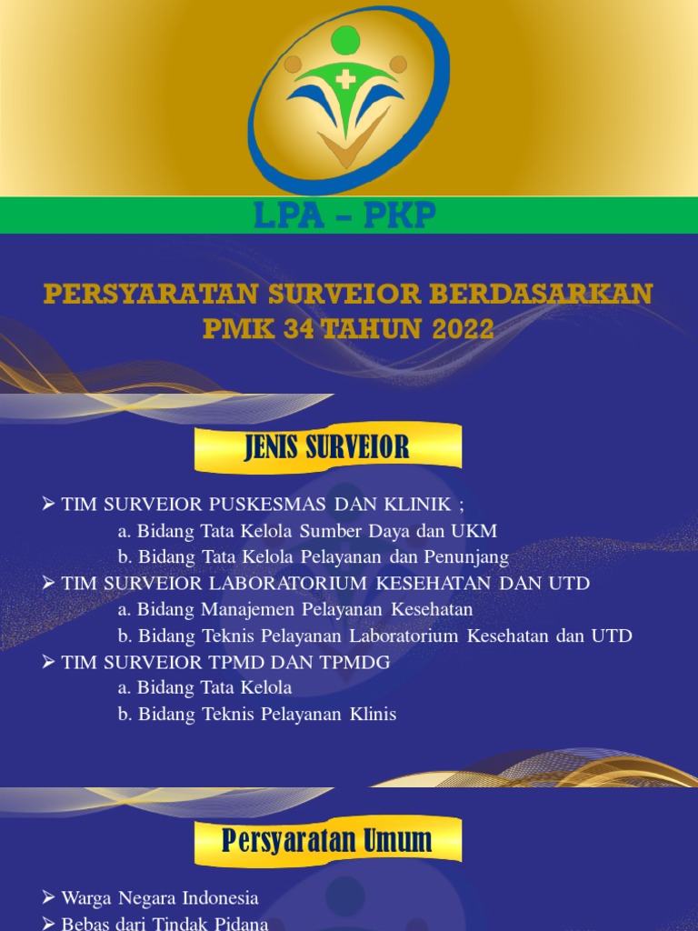Persyaratan Casur PMK 34 TH 2022 A1 | PDF