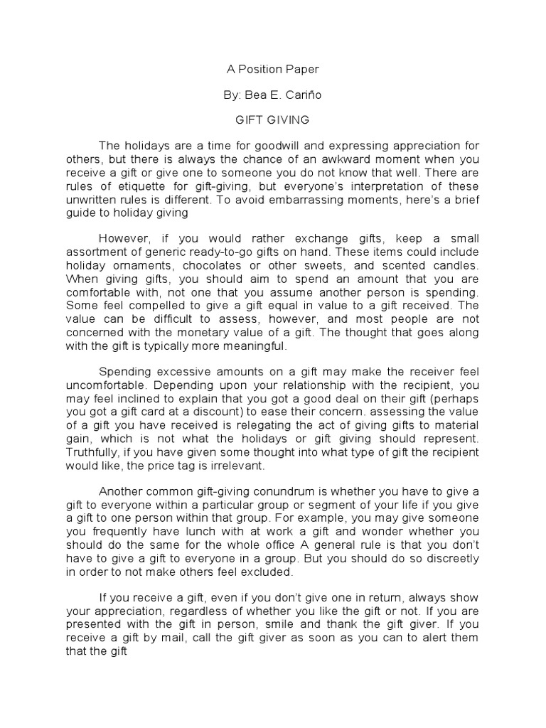 Barawang Banaynay | Download Free PDF | Gift | Virtue