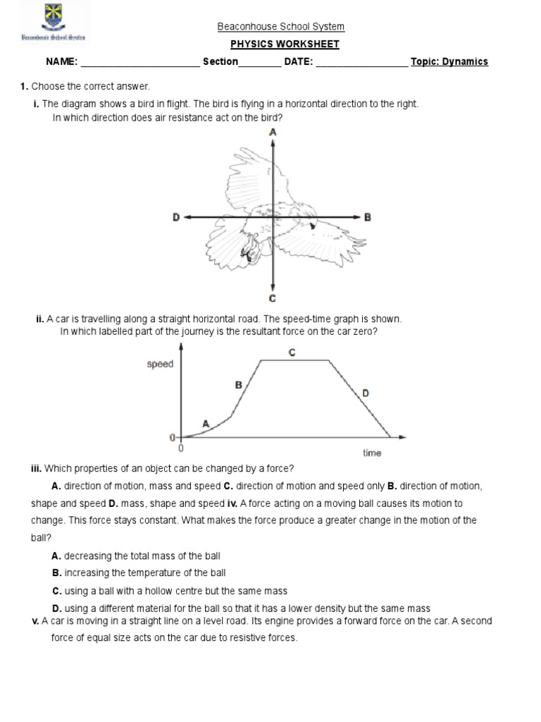 Dynamics | PDF | Force | Acceleration
