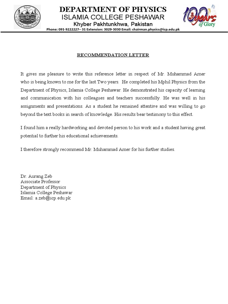 Reference Letter Sheeba | PDF | Physics | Behavior Modification
