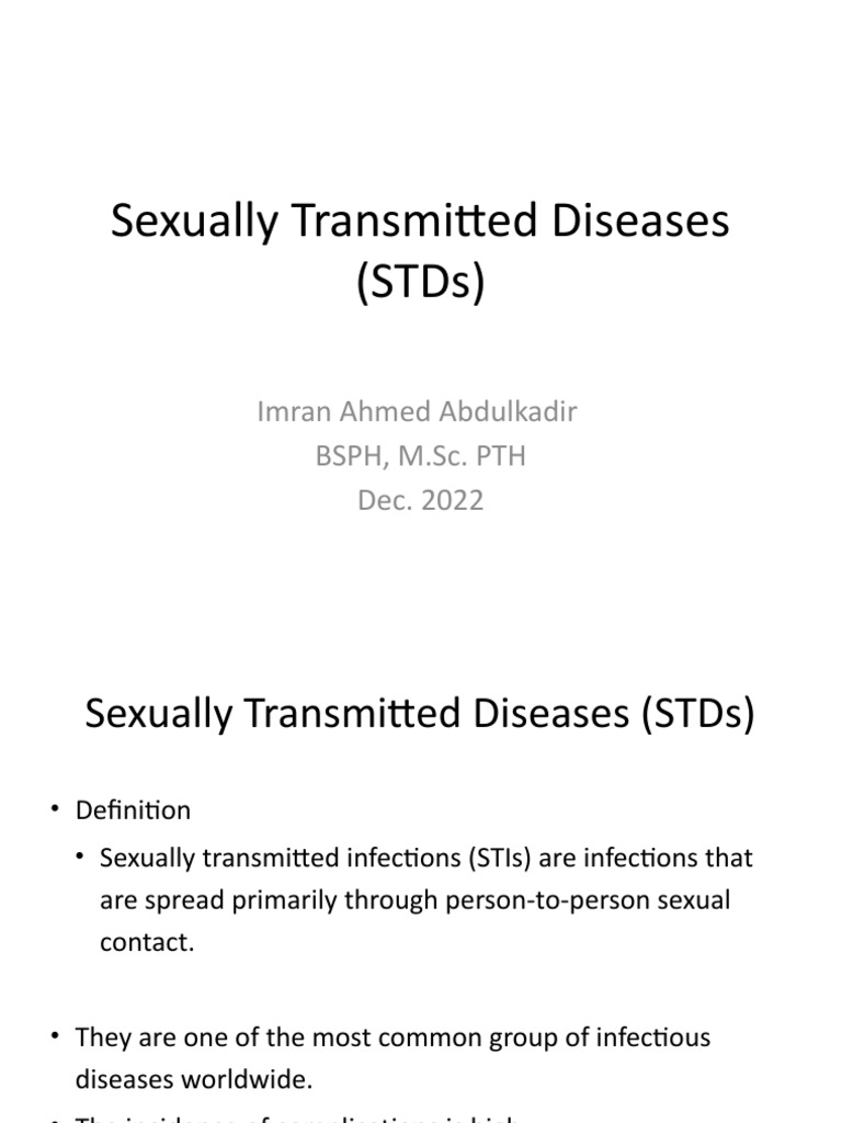 Sexually Transmitted Diseases | PDF | Sexually Transmitted Infection ...