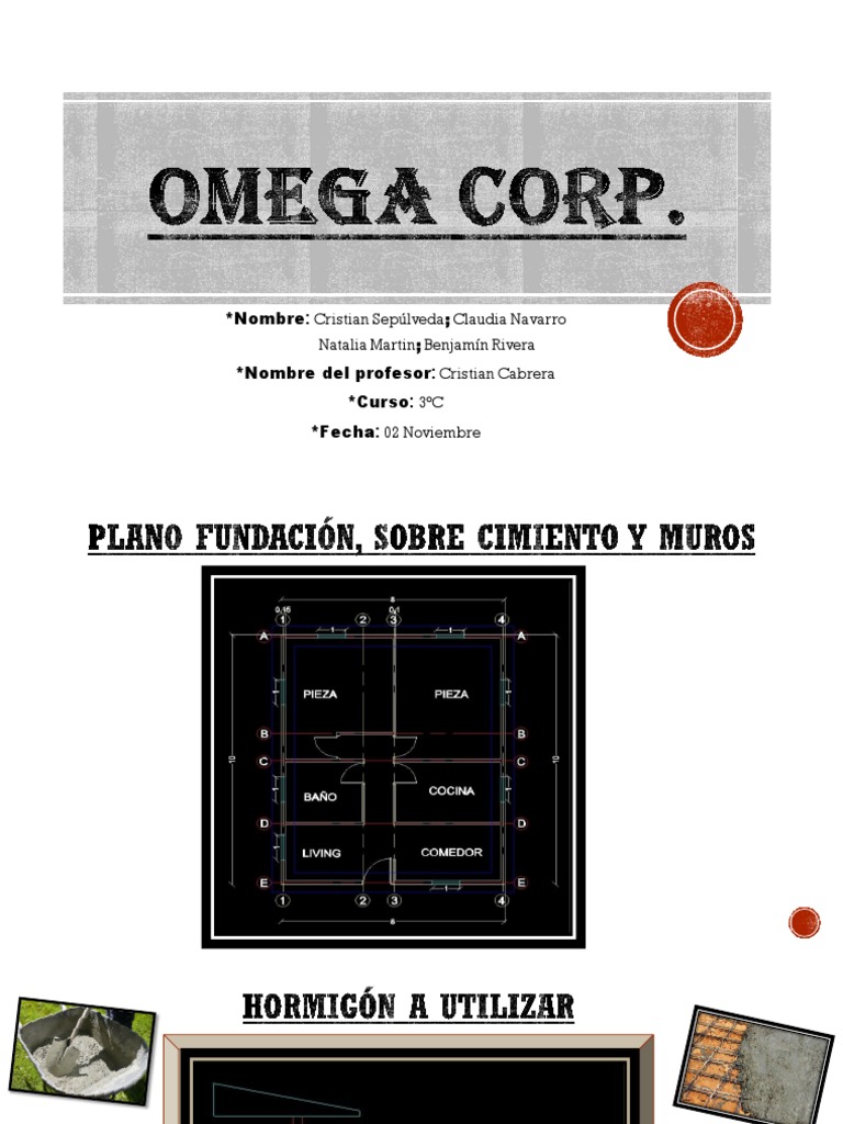 Omega Corp. Trabajo | PDF | Hormigón | Sectores Economicos