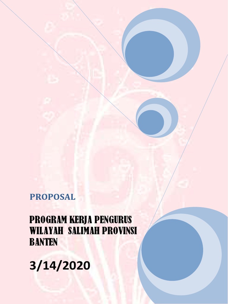 Contoh Proposal Program Kerja | PDF