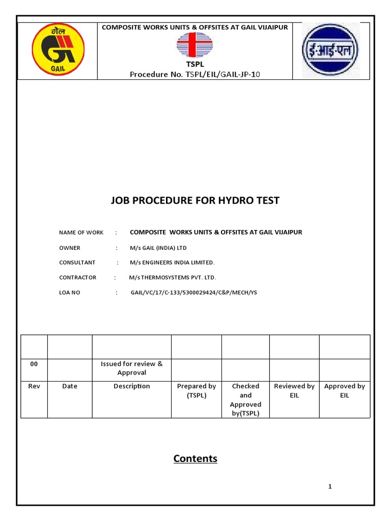 Hydrotest Pipeline Pdf Pipe Fluid Conveyance Pressure Measurement