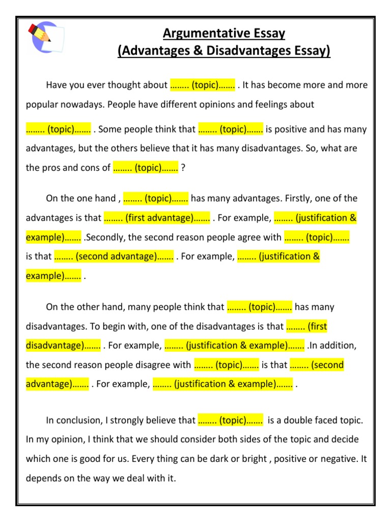 Discussion Essay Template | PDF