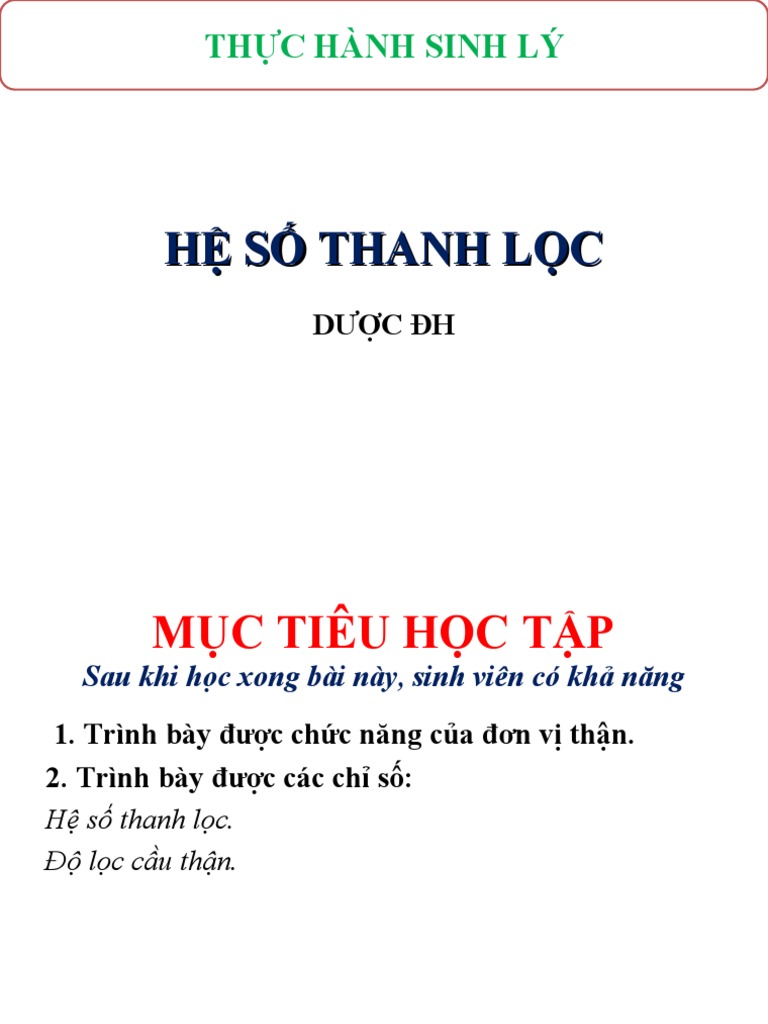 Buoi 5 - He So Thanh Loc | PDF