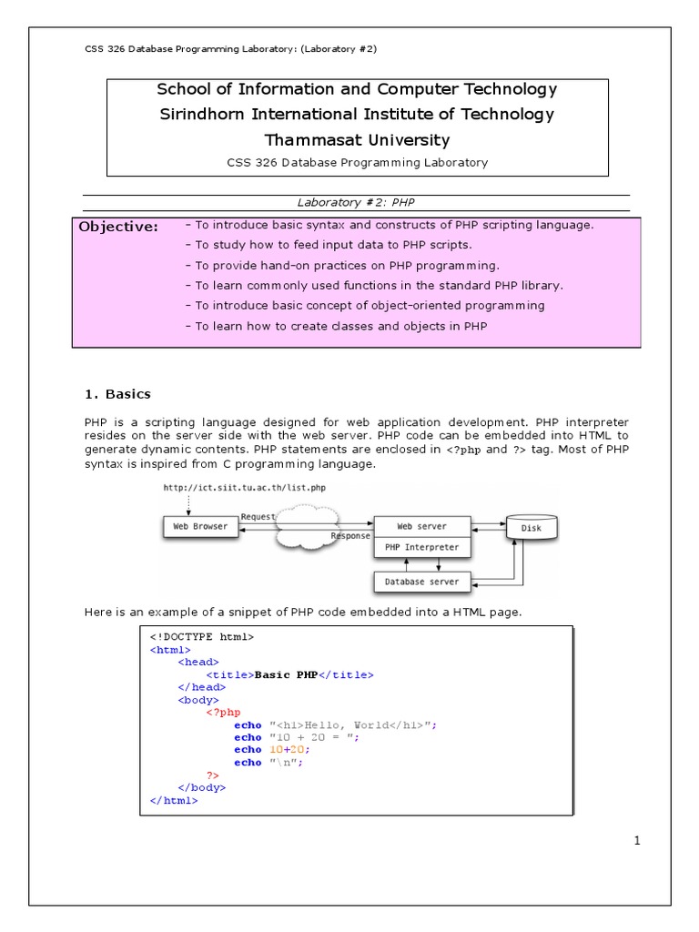 Lab Sheet 2 | PDF | Php | Class (Computer Programming) Lab Sheet 2 | PDF | Php | Class (Computer Programming)