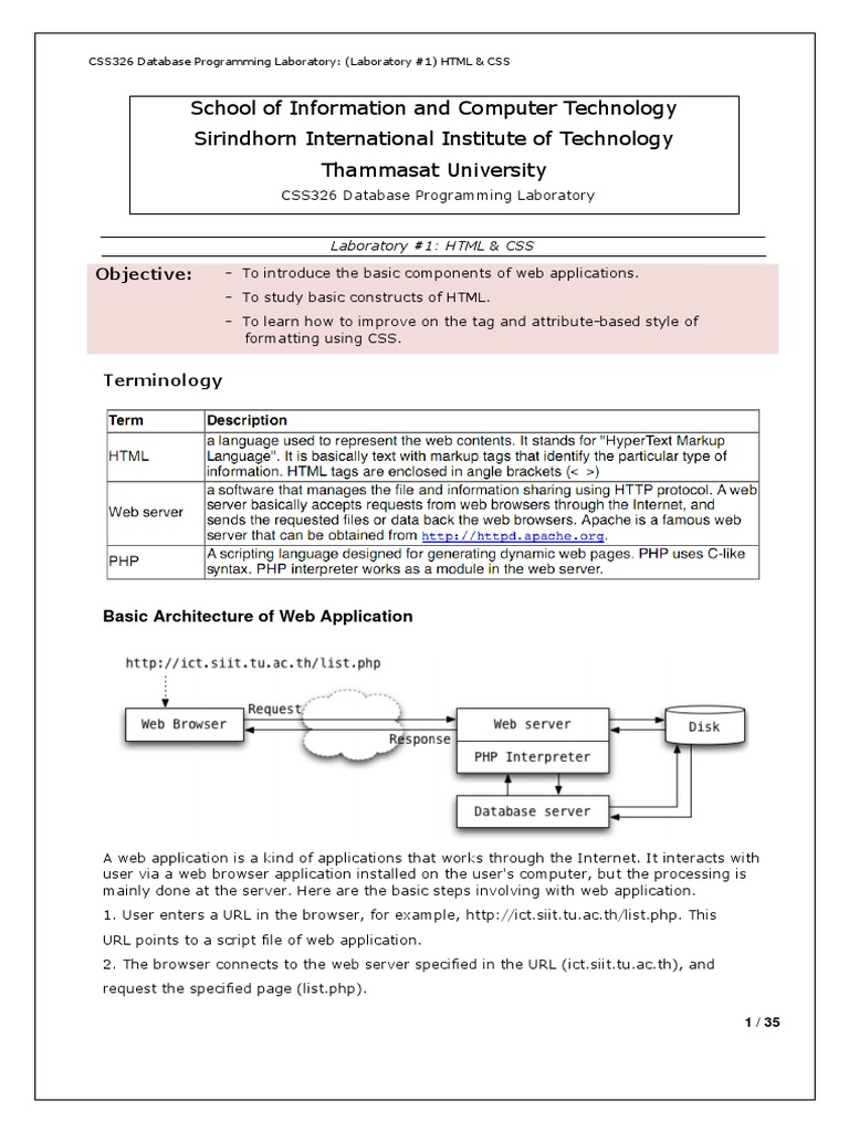 Lab Sheet 01 Pdf World Wide Web Internet Web