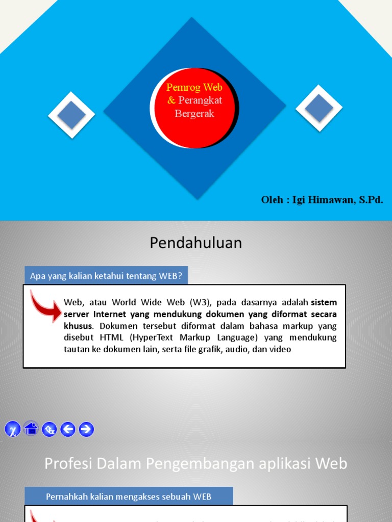 Materi 1 - Konsep Teknologi Aplikasi Web | PDF