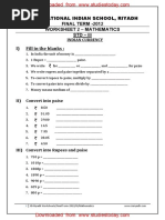 Class 3 Maths Worksheet: Place Value & Operations | PDF | Numbers ...