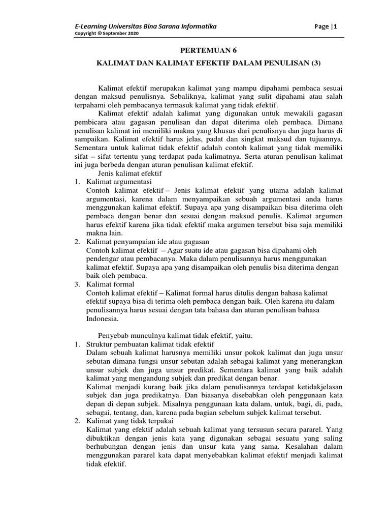 Pertemuan 6 Bahasa Indonesia | PDF | Seni & Disiplin Bahasa