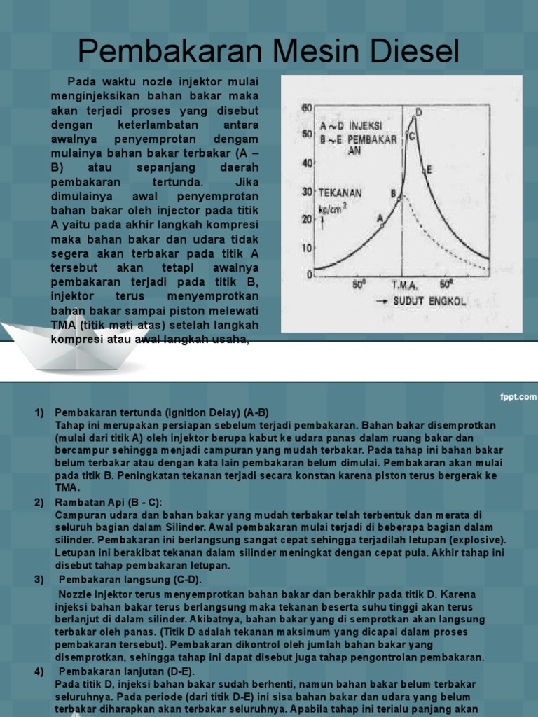 Proses Pembakaran Mesin Diesel | PDF | Sains & Matematika