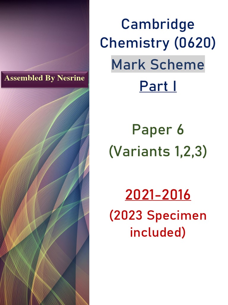 Nesrine-2021-2016 P6 MS | PDF | Precipitation (Chemistry) | Chlorine