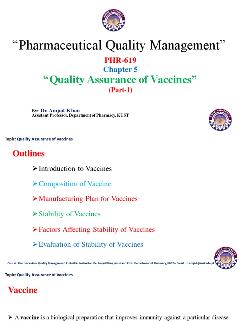 Chapter-5 Quality Assurance of Vaccines | PDF | Vaccines | Health Sciences Chapter-5 Quality Assurance of Vaccines | PDF | Vaccines | Health Sciences