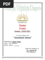 Physics Class 12 Project | PDF | Diffraction | Electrodynamics