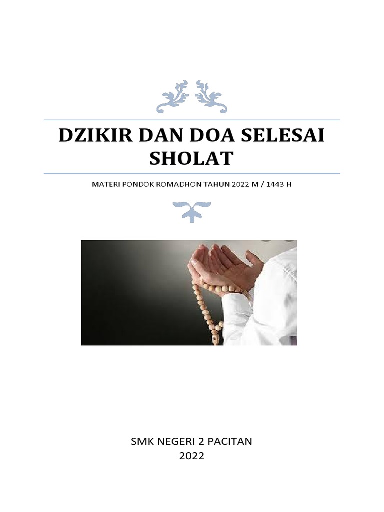 Dzikir dan Doa Setelah Sholat | PDF