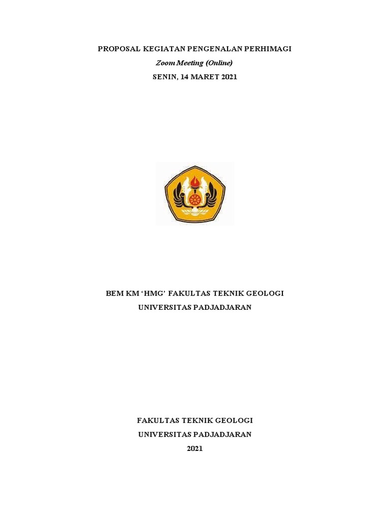 Pengenalan PERHIMAGI HMG UNPAD | PDF