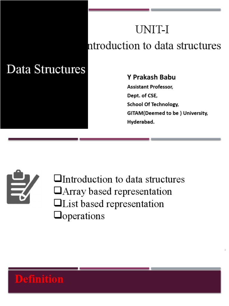 1 1 Introduction To Data Structures Download Free Pdf Array Data Structure Queue Abstract