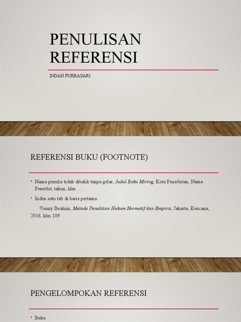 Penulisan Referensi | PDF