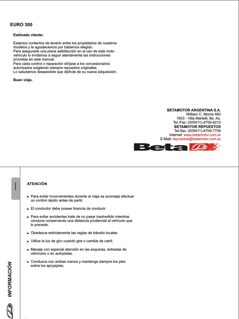 Manual Euro 300 | PDF | Agua | Tanques