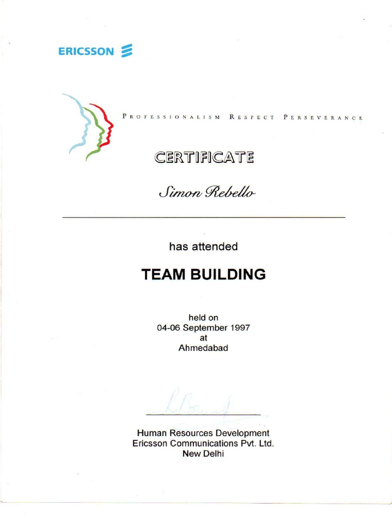 Ericsson Training Certificates-3 | PDF Ericsson Training Certificates-3 | PDF