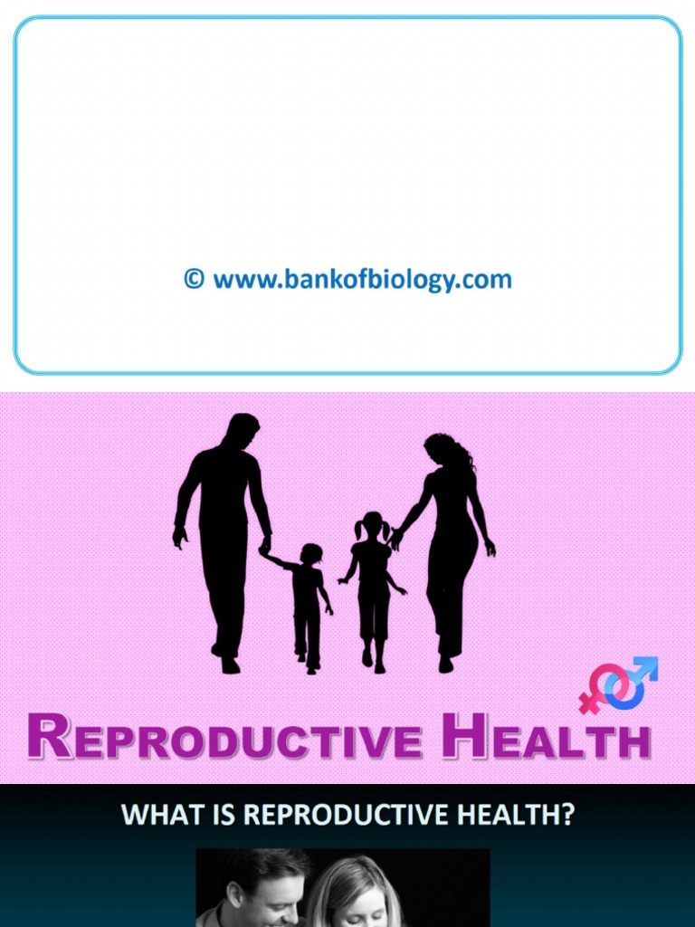 4 Reproductive Health PPT Part 1 | PDF