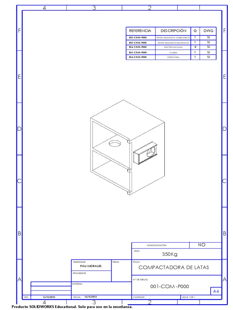 PLANO COMPACTADORA | PDF