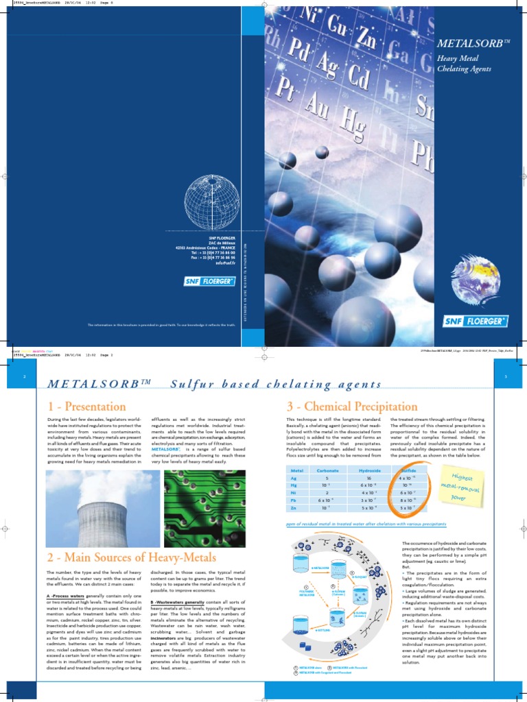 Heavy - Metal - METALSORB - by SNF | PDF | Sewage Treatment ...