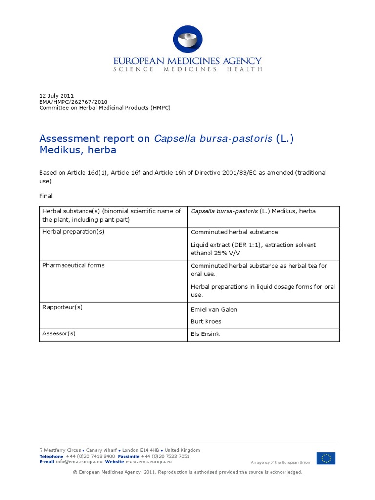 final-assessment-report-capsella-bursa-pastoris-l-medikus-herba-first ...
