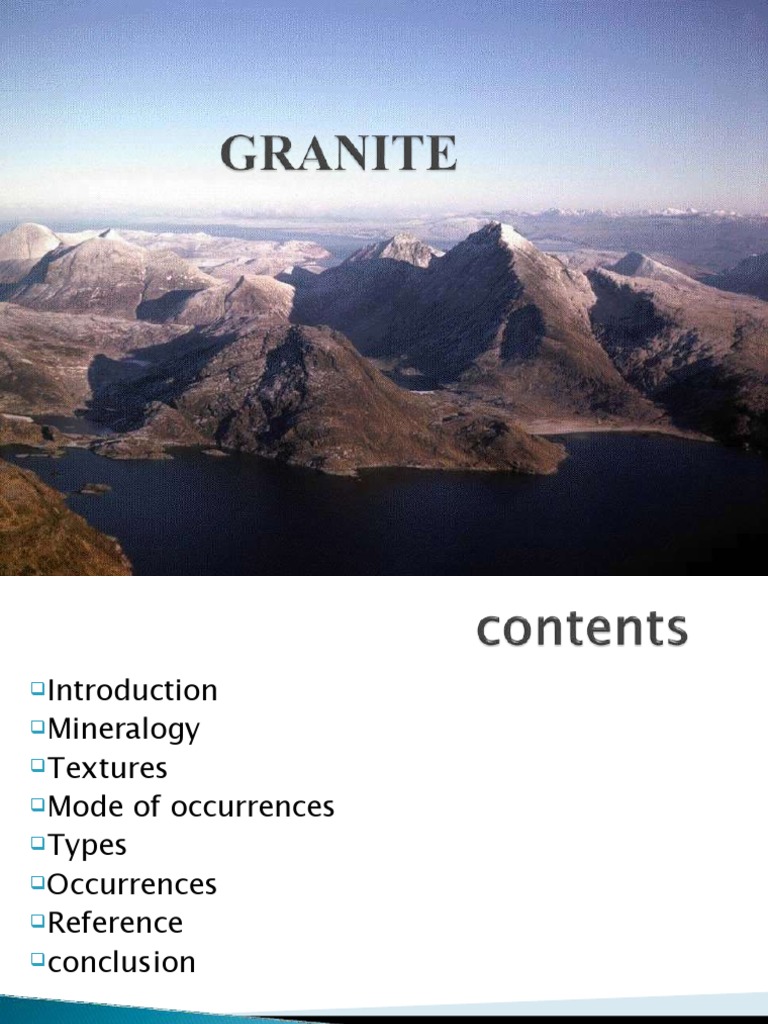 Granite | Download Free PDF | Granite | Igneous Rock