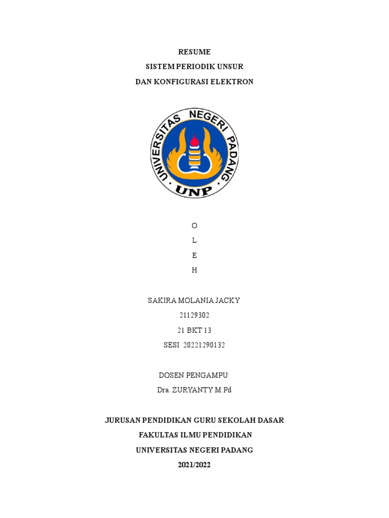 Resume 15 - Sakira Molania Jacky - 21129302 | PDF | Sains & Matematika