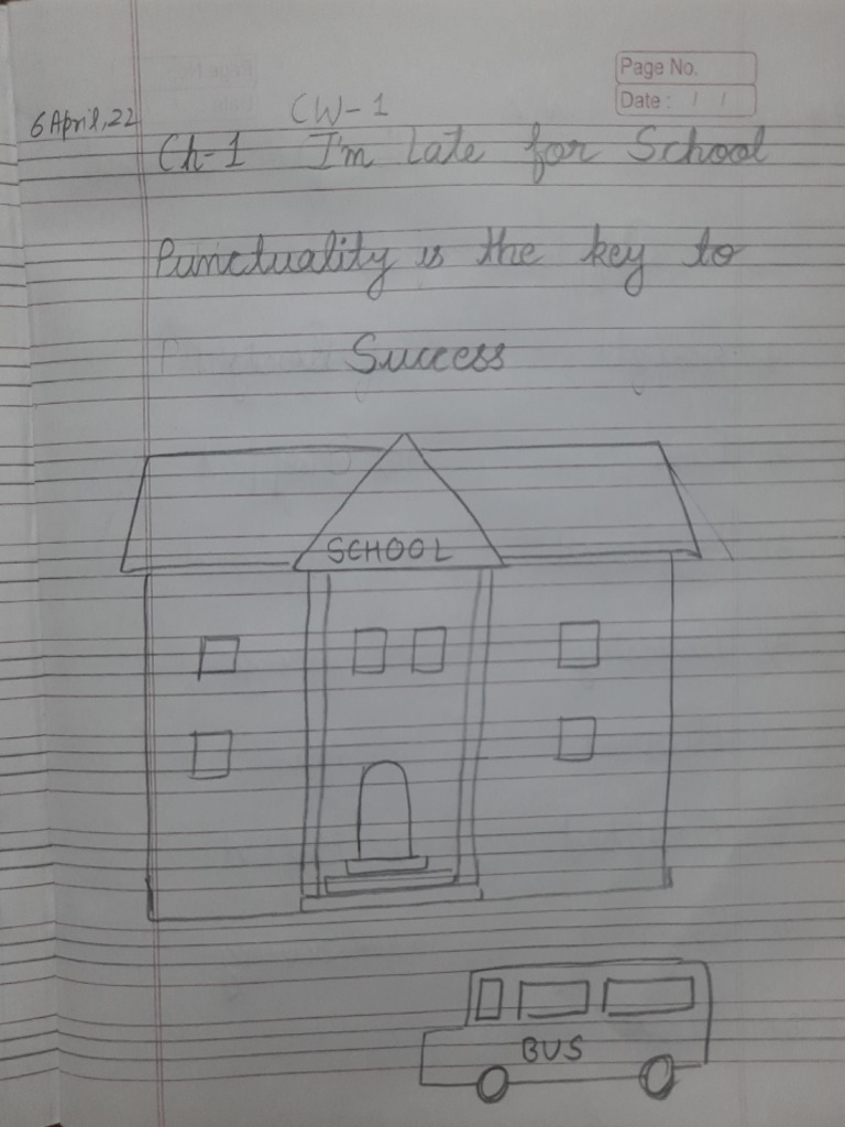 class 4 Ch-1 I’m Late for School | PDF