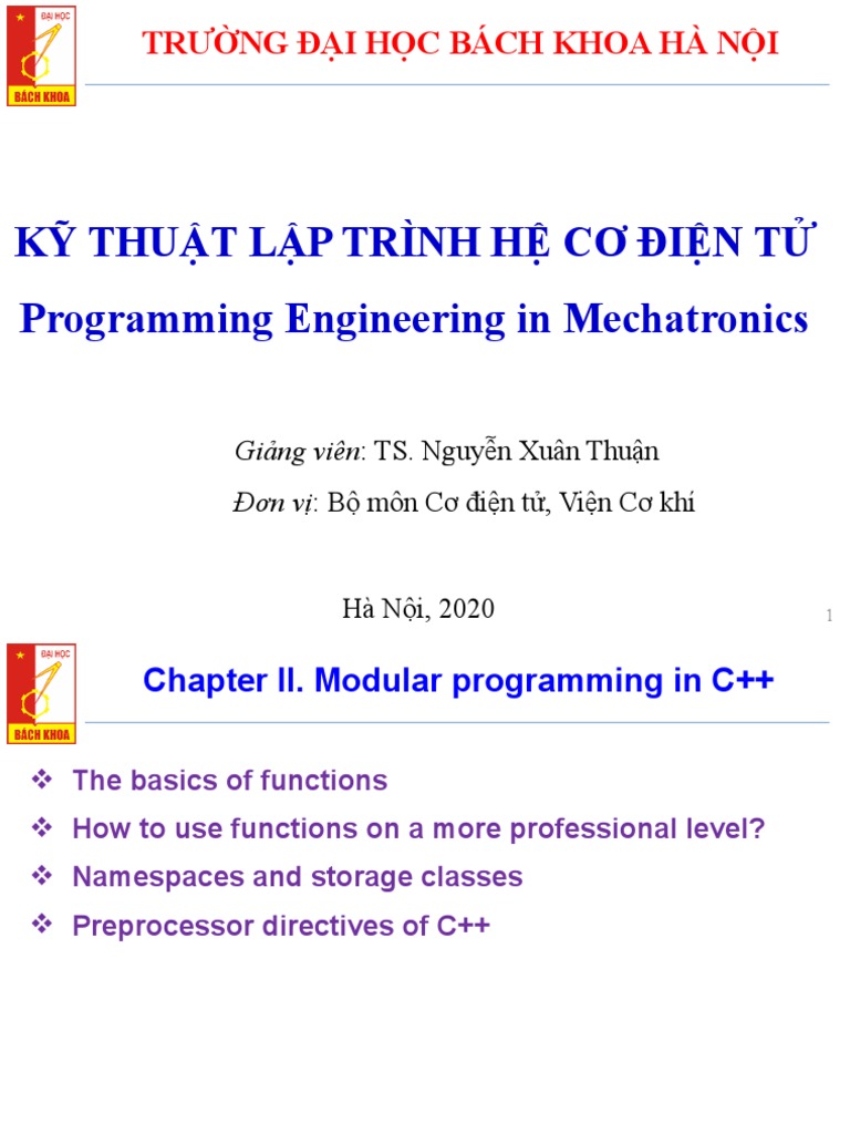 Chapter Ii Modular Programming In C Tct Pdf Subroutine Parameter Computer Programming