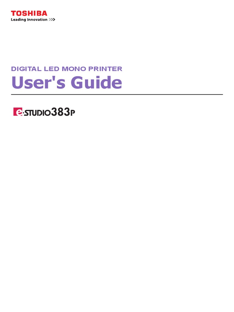 Estudio 383p | PDF | Menu | Printer (Computing)