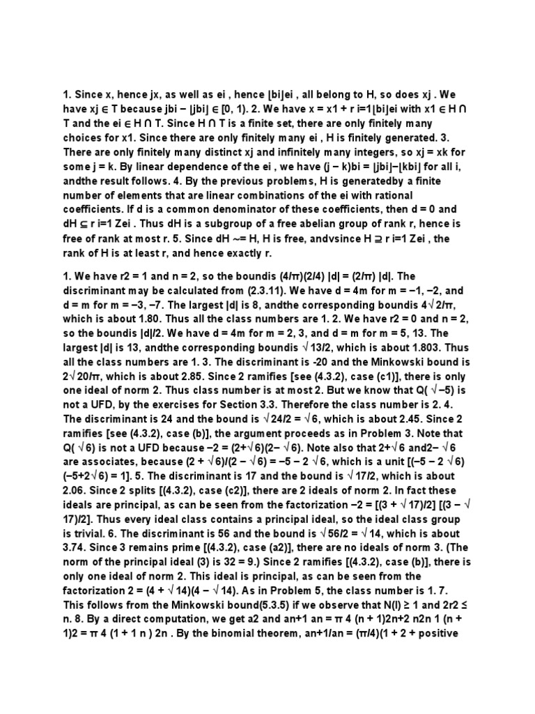 A Free Abelian Group Of Rank PDF Group Mathematics Discrete