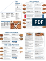 Zizzi Restaurant Menu Overview | PDF | Italian Cuisine | Foods