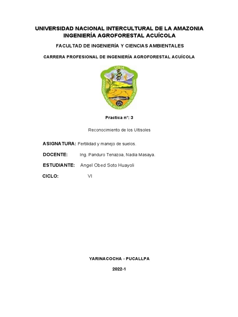 Características y Manejo de Ultisoles | PDF | Suelo | Los bosques