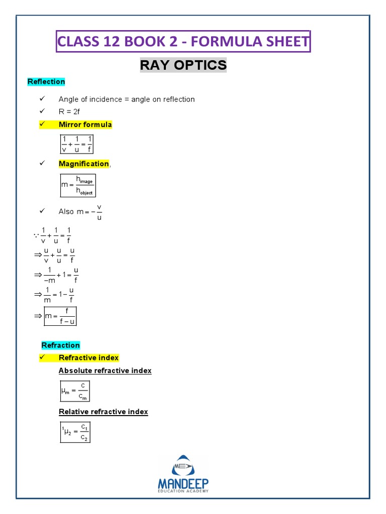 Physics Book 2 Formulas | PDF | Atomic Nucleus | Electron
