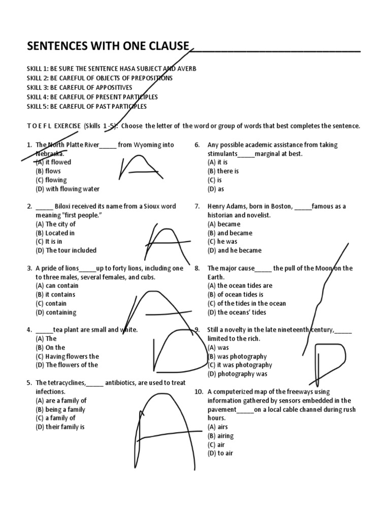 Guidelines for Writing Effective Single Clause Sentences: A Focus on ...