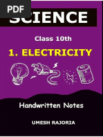 Class 10th Electricity (Notes) | PDF | Electrical Resistance And ...