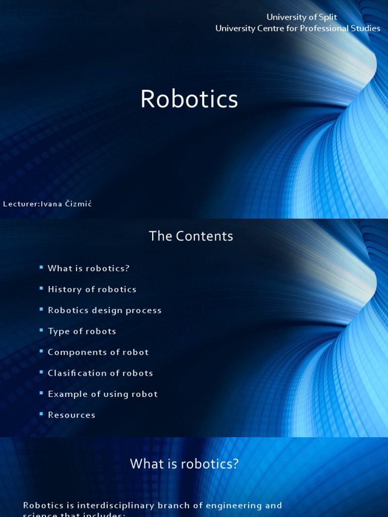 Robotics_2 | PDF | Robotics | Robot