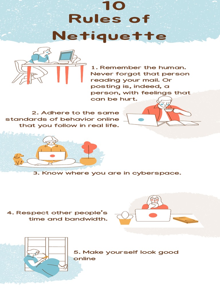10 Rules of Netiquette PT1 E-TECH | PDF