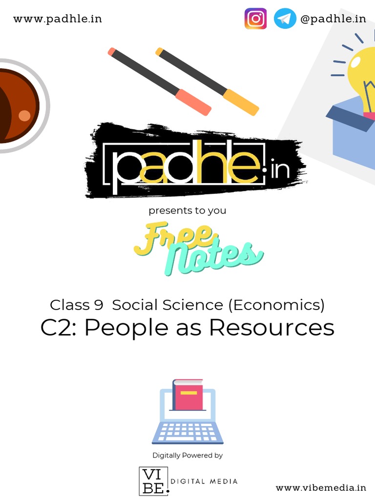 Class 9 People as Resource Notes | PDF