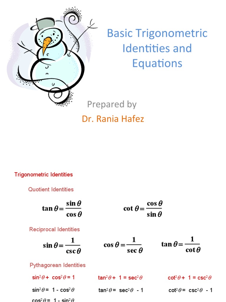 C - Trigonometric Identities | PDF | Trigonometric Functions | Angle