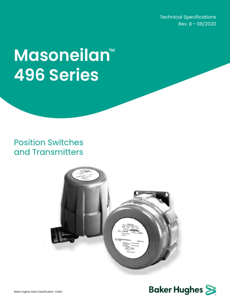 Masoneilan-496-Limit Switches and Position | PDF | Equipment ...