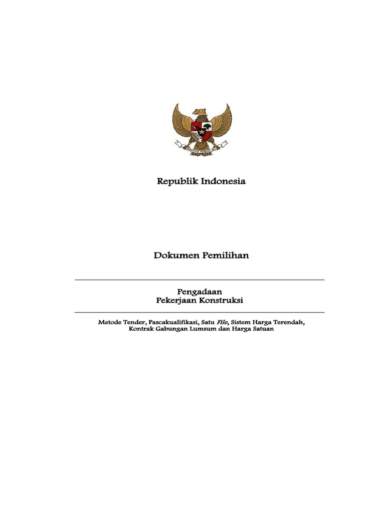 Addendum Dokumen Pemilihan Pembuatan Drainase Dan Tanggul Penahan ... Addendum Dokumen Pemilihan Pembuatan Drainase Dan Tanggul Penahan ...