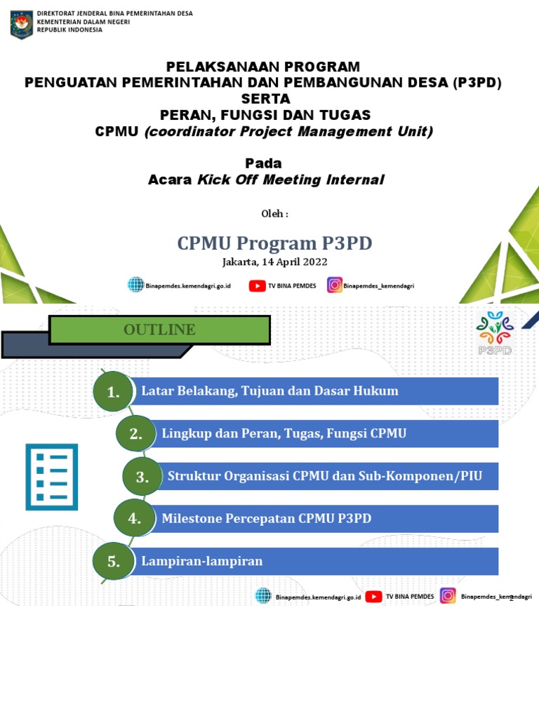 CPMU Program P3PD | PDF