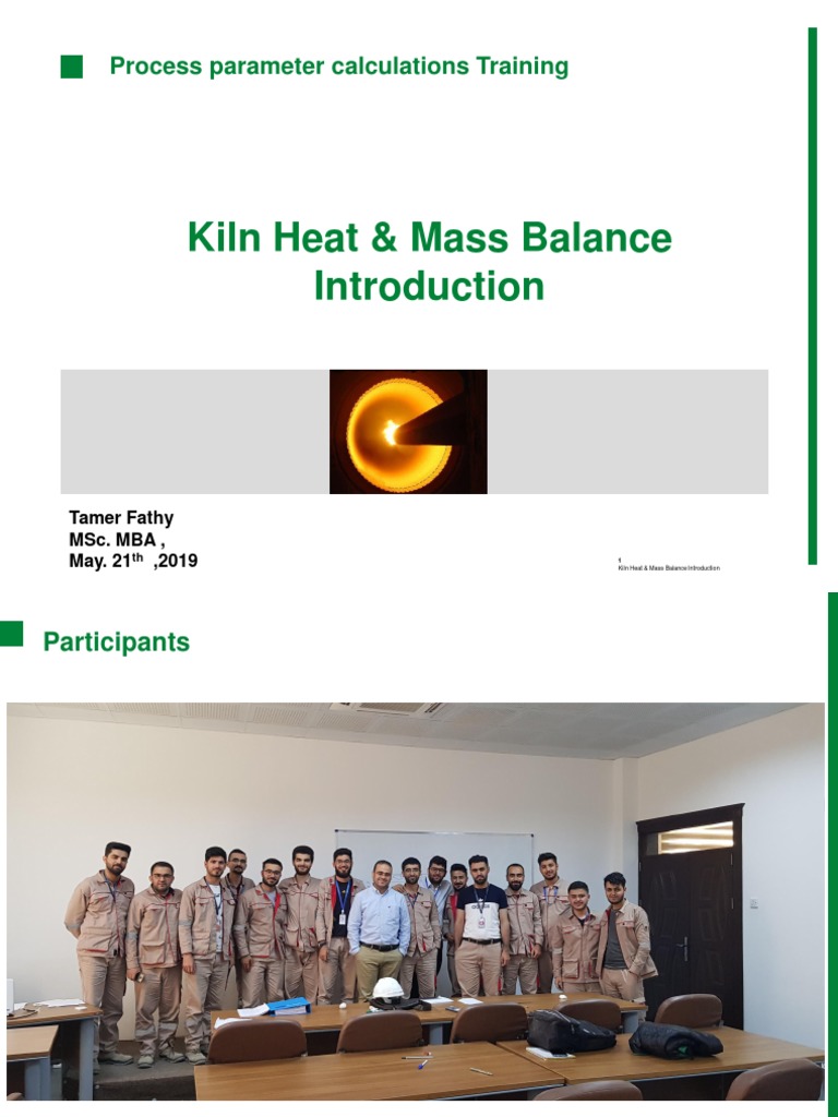 Kiln Heat & Mass Balance Introduction | PDF | Chemistry | Physical ...