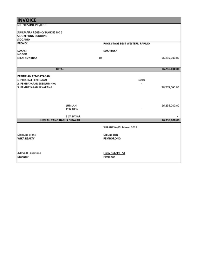 Invoice Pool Stage | PDF