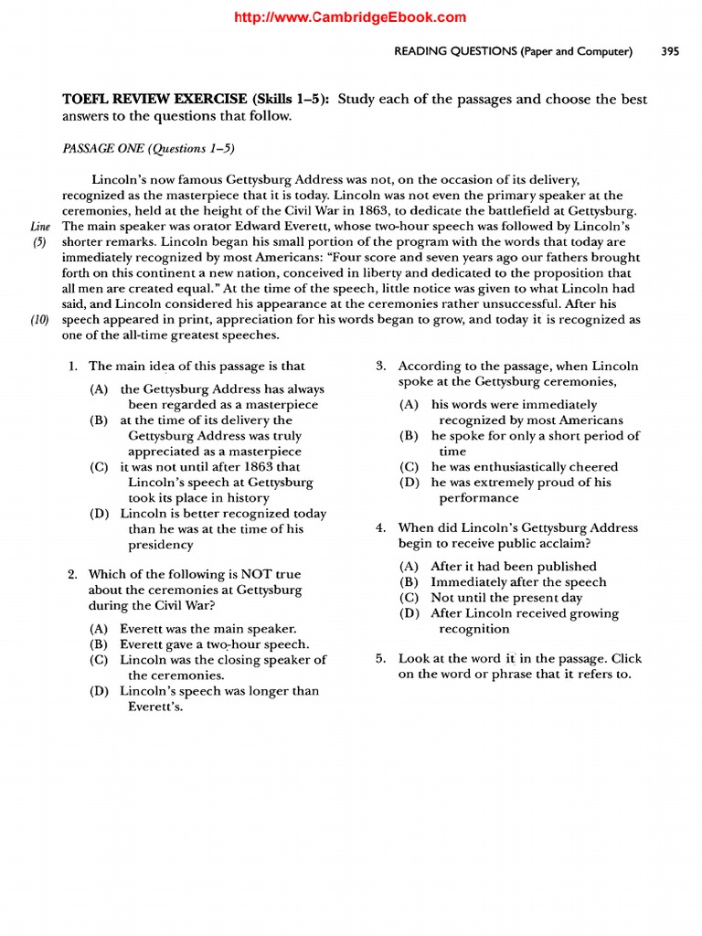 Reading Exercise | PDF